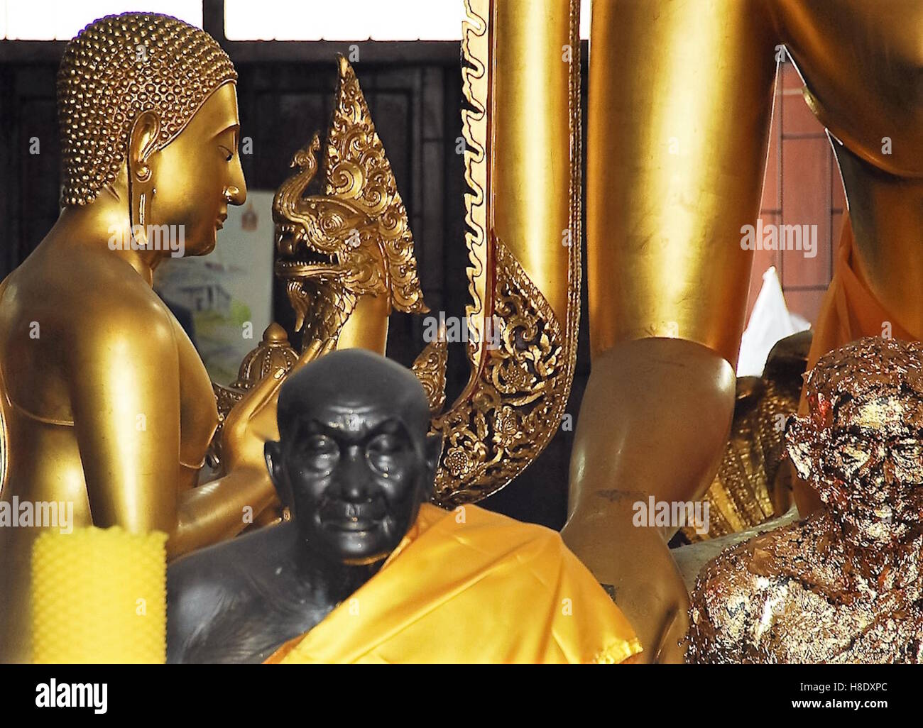 Typical Buddha statues in Bangkok,Thailand Stock Photo - Alamy