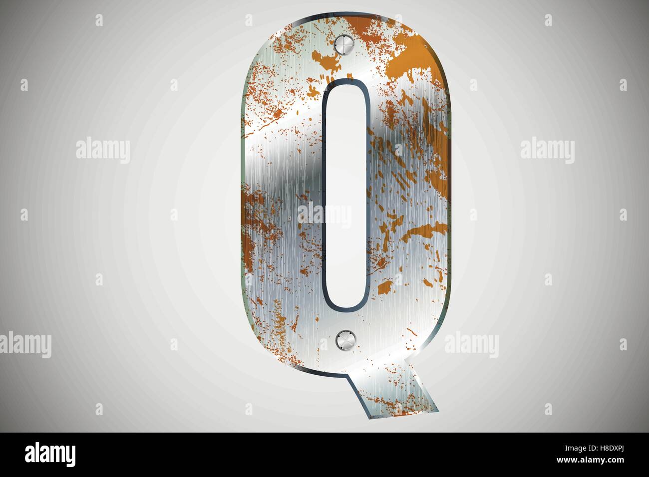 Metal letters of the alphabet Stock Vector Image & Art - Alamy