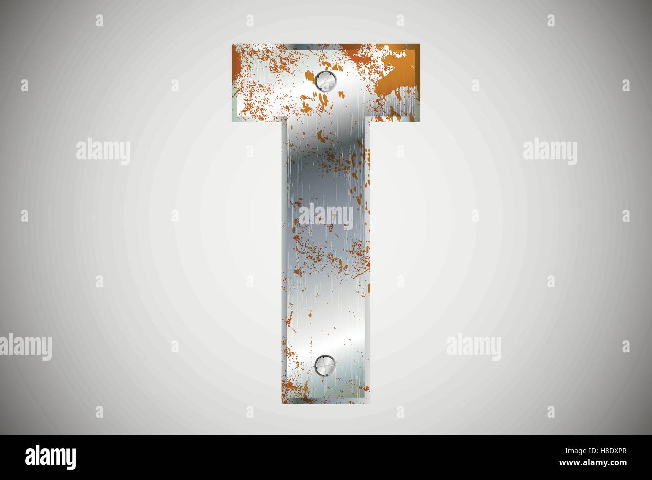 Metal letters of the alphabet Stock Vector Image & Art - Alamy