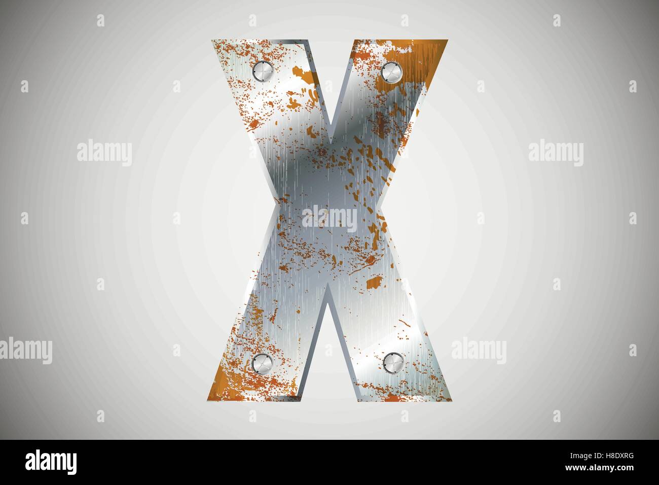 Metal letters of the alphabet Stock Vector Image & Art - Alamy