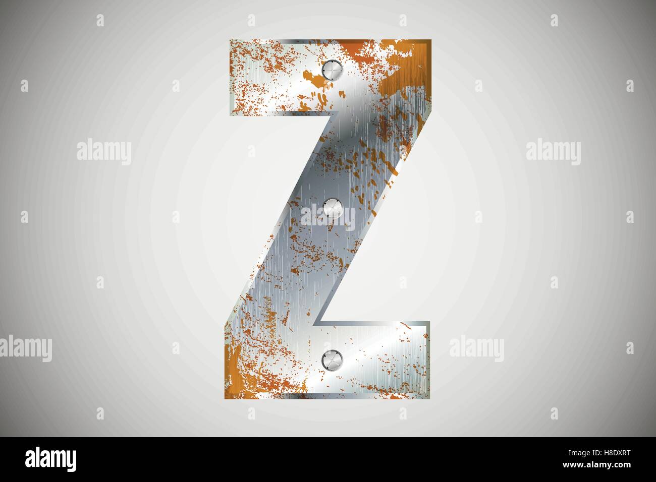 Metal letters of the alphabet Stock Vector Image & Art - Alamy
