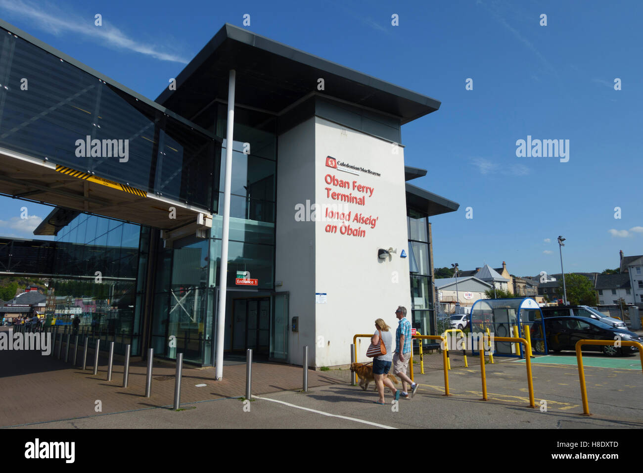 Oban-Mull ferry, Scotland - the Oban terminal Stock Photo - Alamy