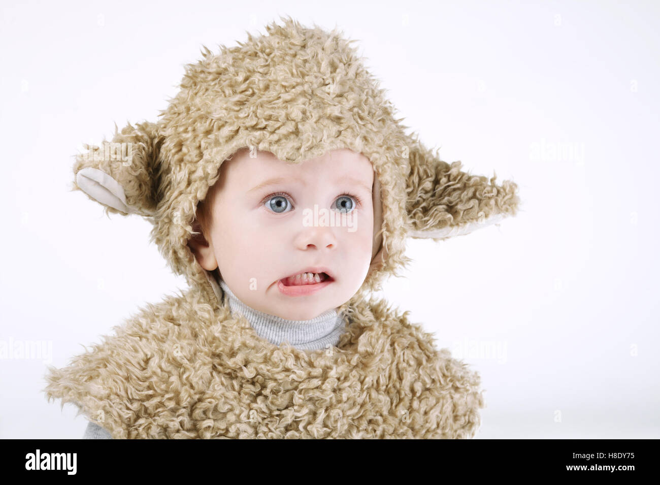 little boy with sheep costume Stock Photo - Alamy