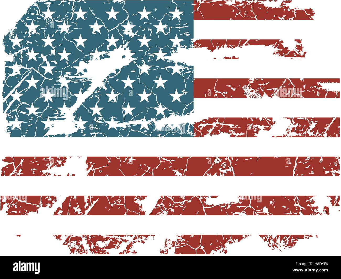 Vintage American flag Stock Vector Image & Art - Alamy