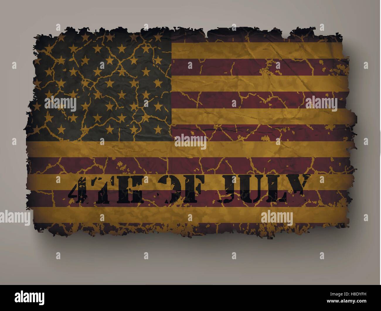 Vintage American flag Stock Vector Image & Art - Alamy