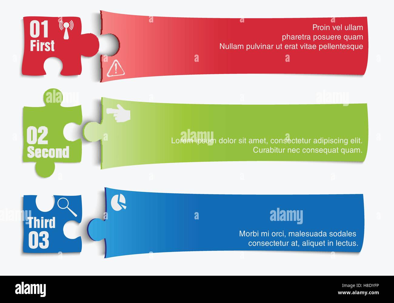 one two three progress steps Stock Vector Image & Art - Alamy