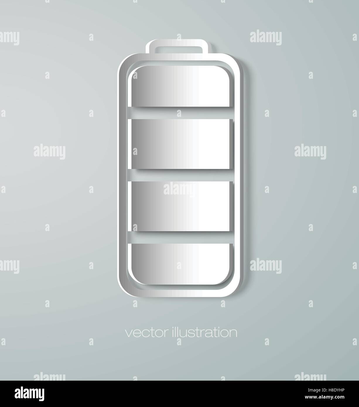 Paper battery icon Stock Vector Image & Art - Alamy