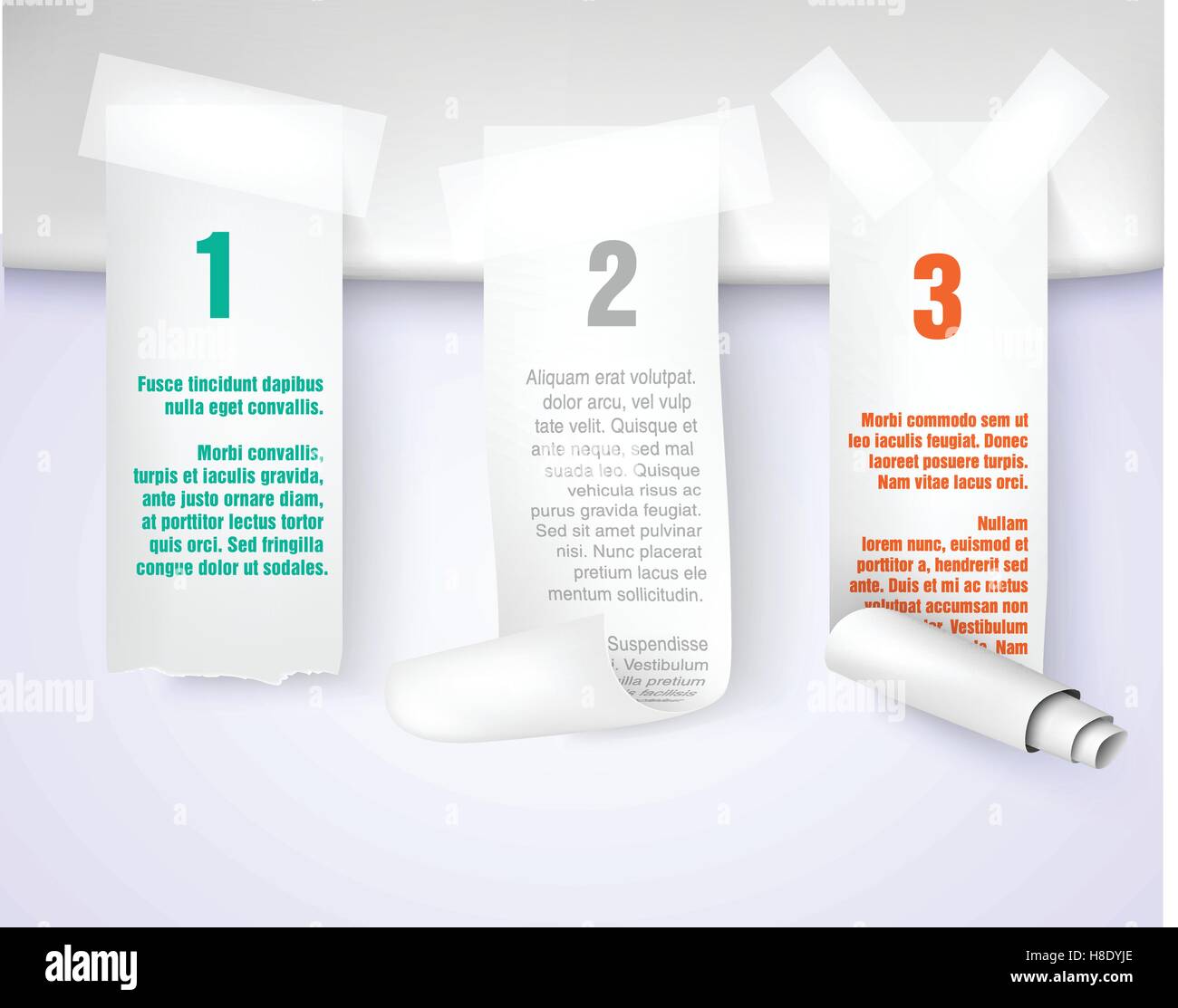 one two three progress steps Stock Vector Image & Art - Alamy