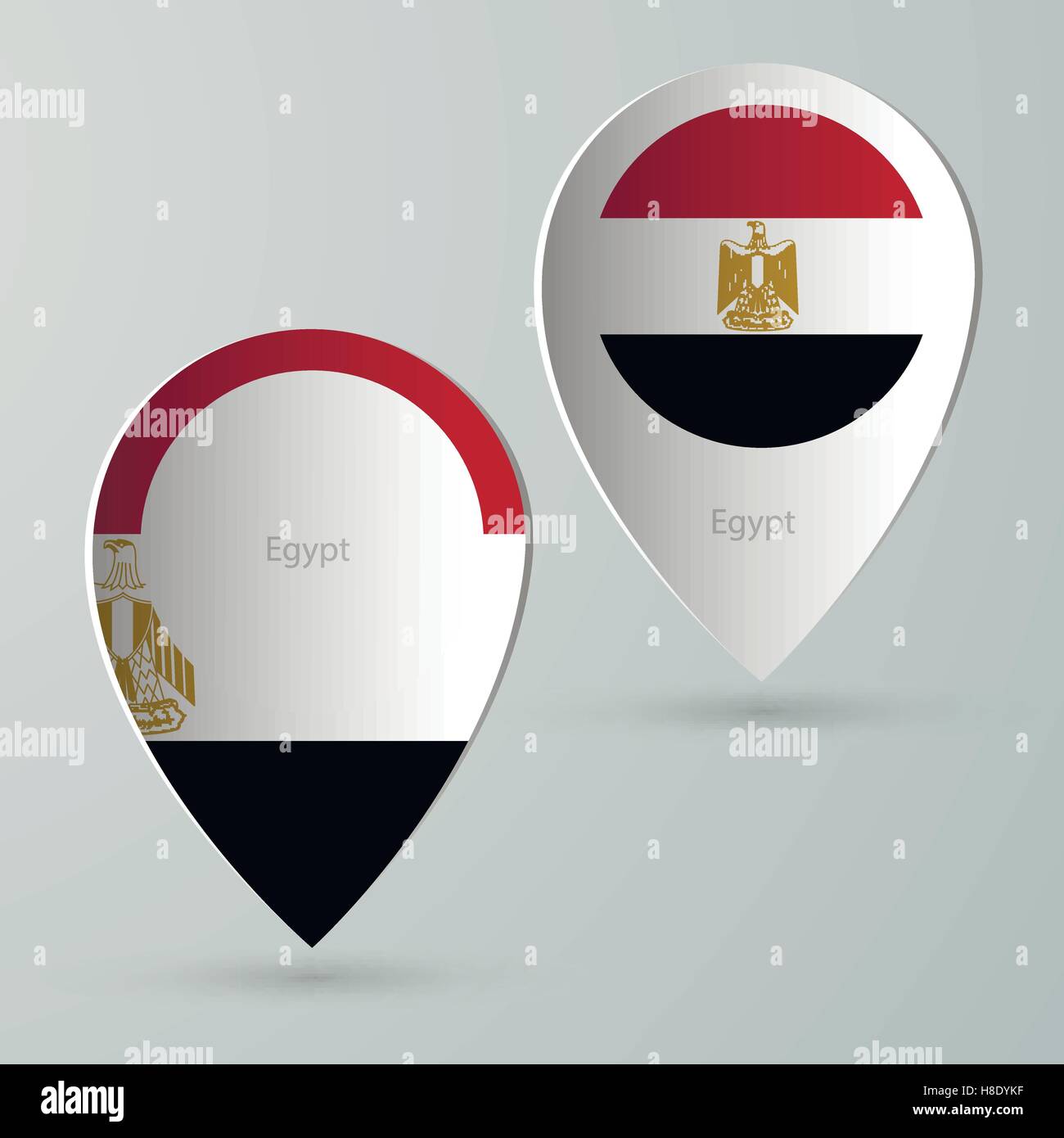 large set of paper map marker in two types Stock Vector Image & Art - Alamy