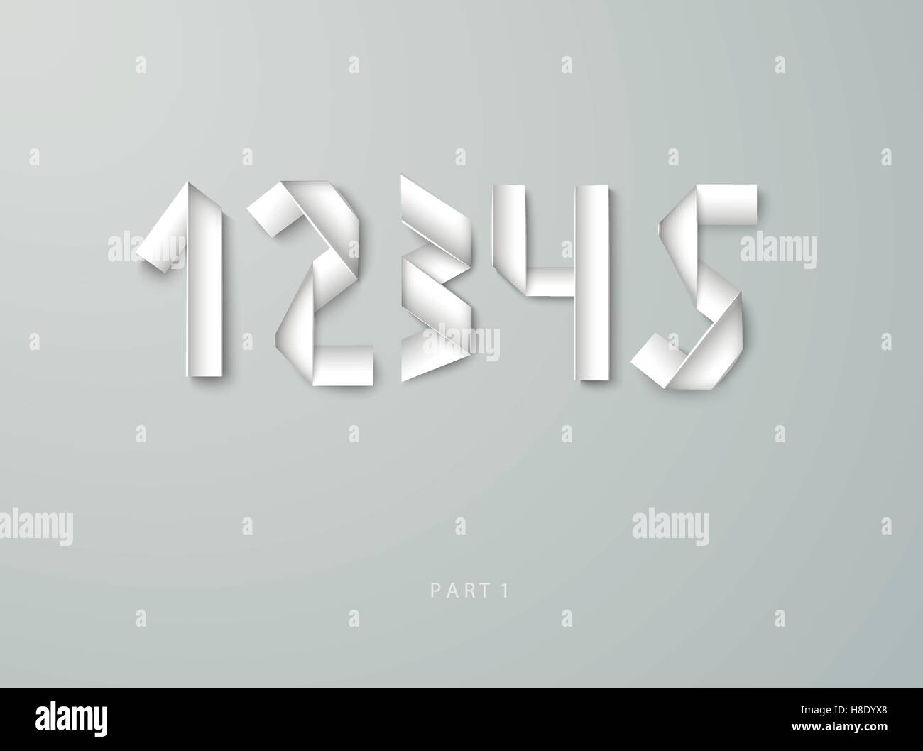 Vector Paper Graphic Alphabet Stock Vector Image & Art - Alamy
