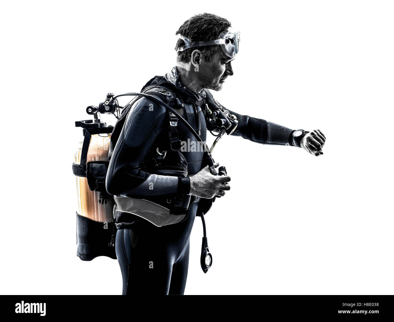 Scuba diver cut out hi-res stock photography and images - Alamy