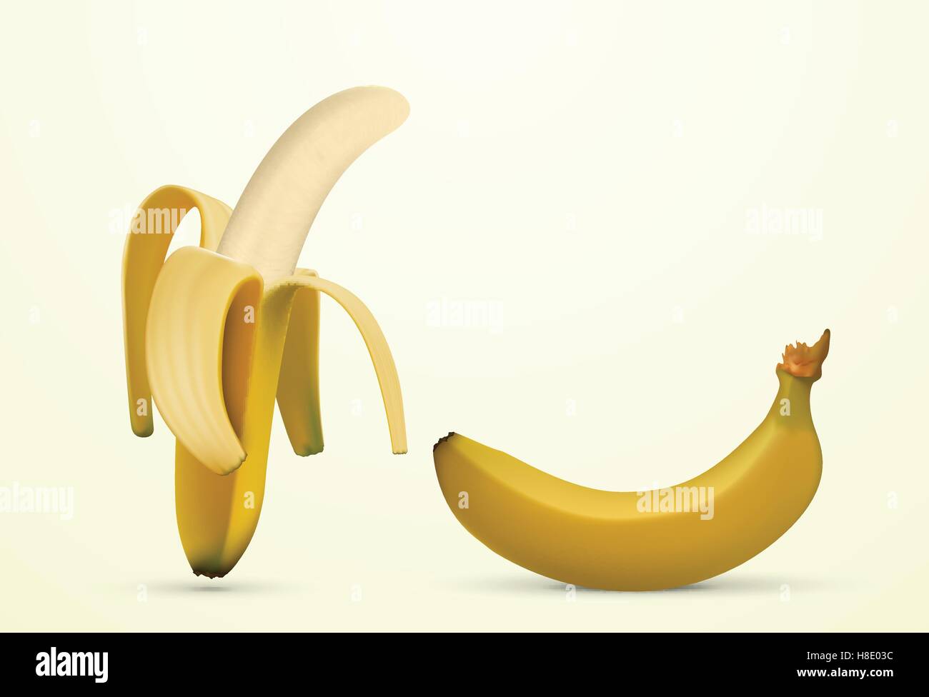 peeling banana peels Stock Vector Image & Art - Alamy