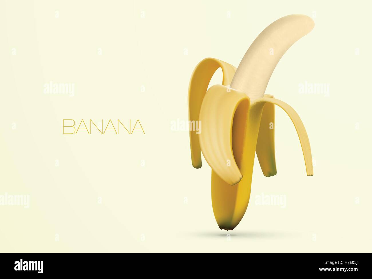 peeling banana peels Stock Vector Image & Art - Alamy