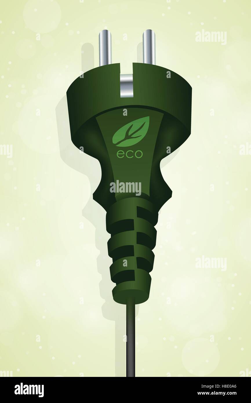 power eco plug Stock Vector Image & Art - Alamy