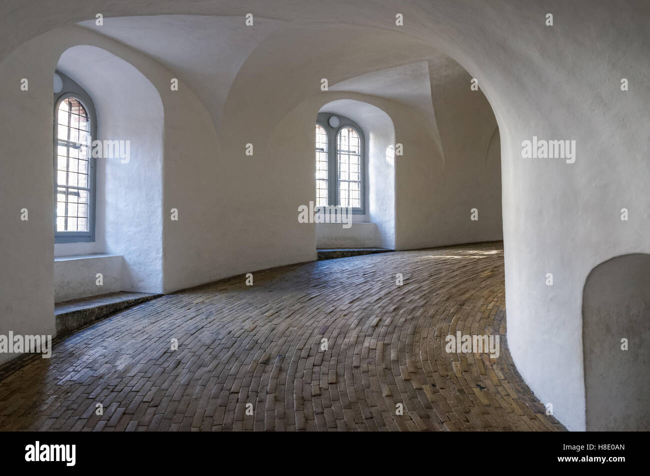 Interior of the Round Tower in Copenhagen, Denmark Stock Photo - Alamy