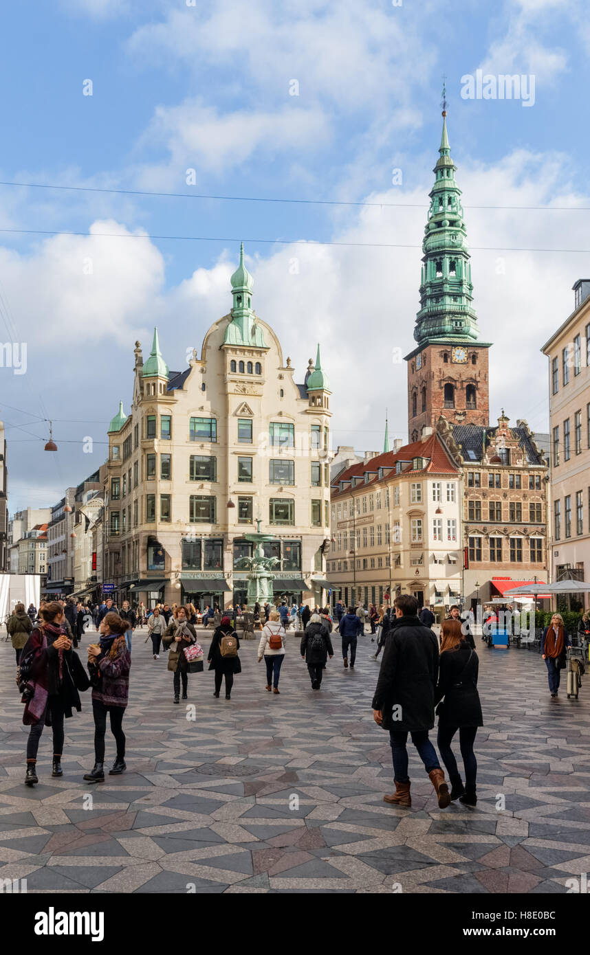 Amagertorv (Amager Square) in Copenhagen, Denmark Stock Photo - Alamy