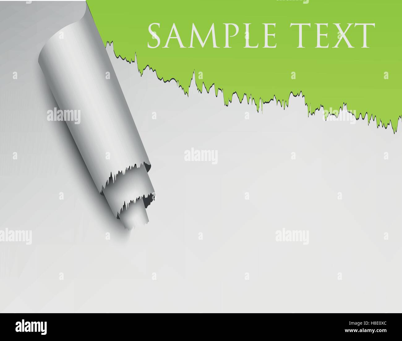 Ripped Wall Paper With Sample Text Stock Vector Image & Art - Alamy