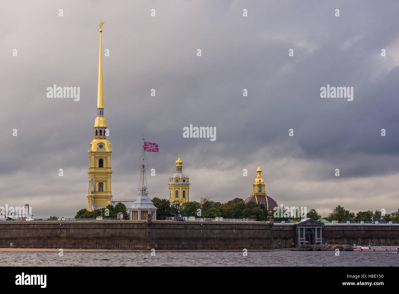 Oldest landmark in Saint Petersburg, were the town was founded Stock ...