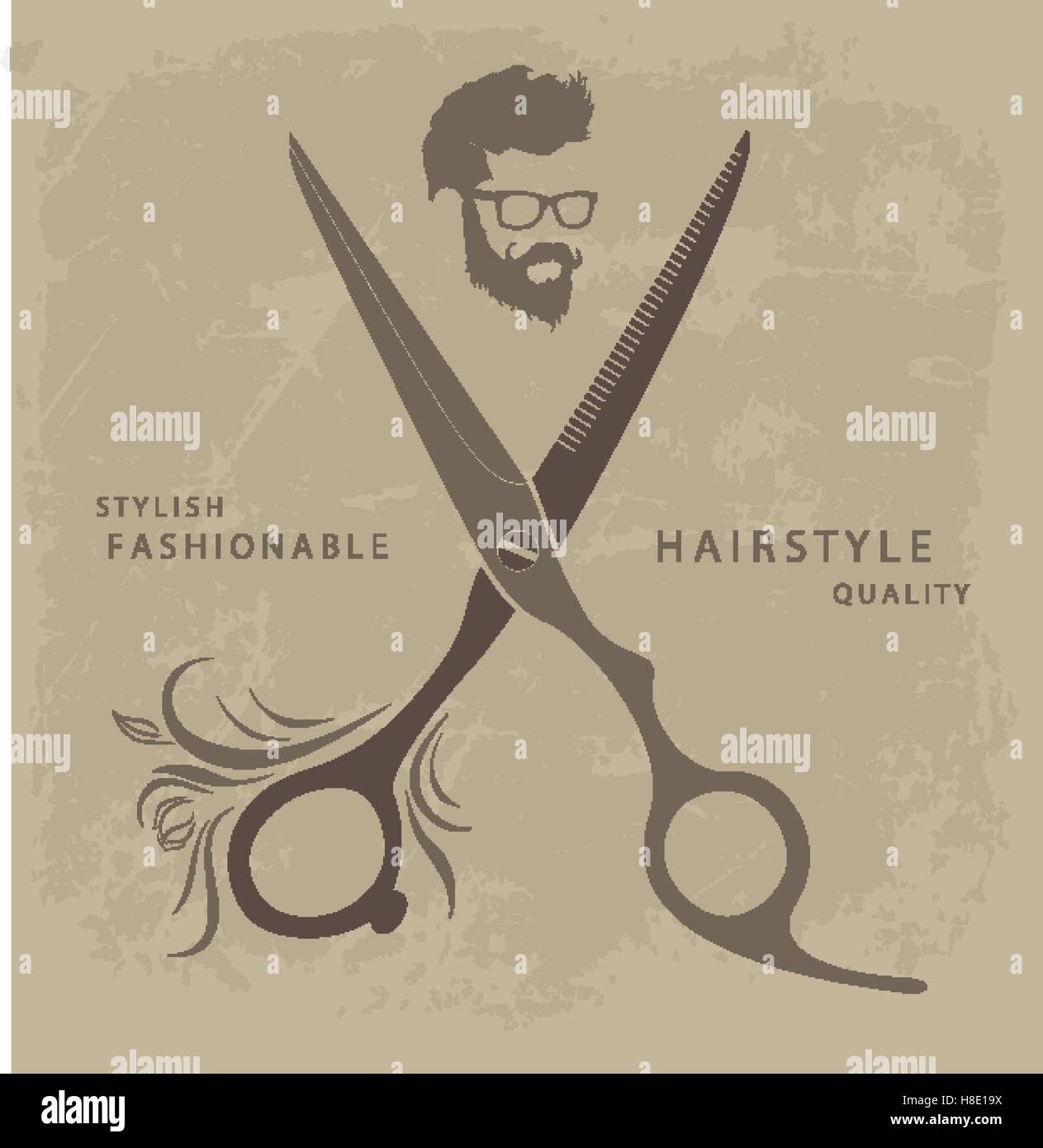 flat scissors vector black on white background Stock Vector Image & Art ...