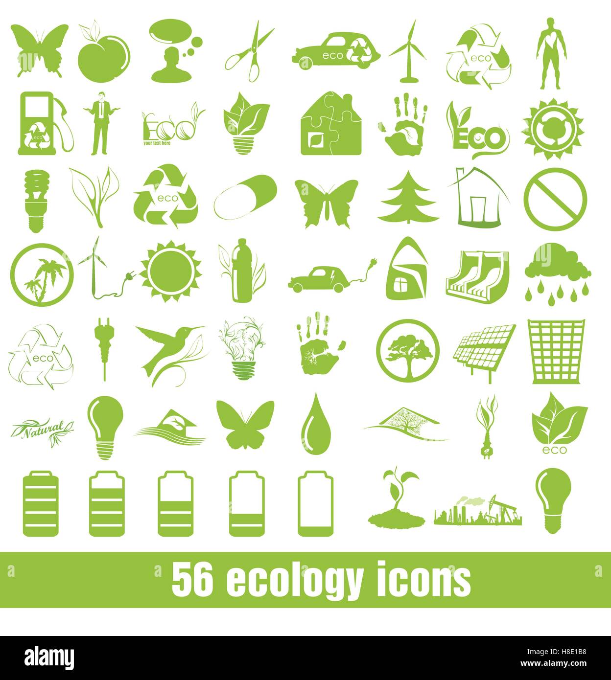 set of eco icons Stock Vector Image & Art - Alamy