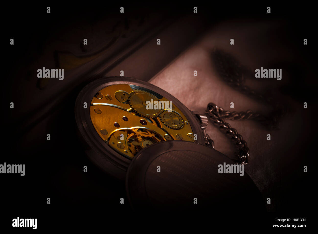 Golden old vintage gears mechanism hi-res stock photography and images ...