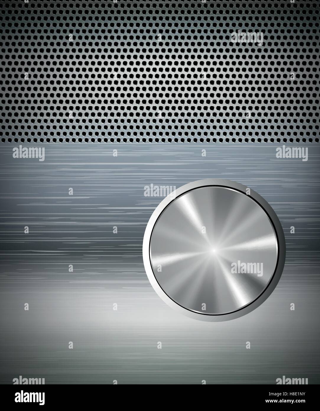 metal buttons gray Stock Vector Image & Art - Alamy