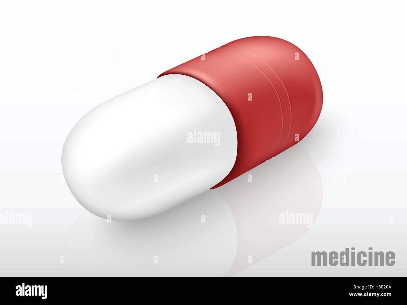 Colorful vitamin capsule in Stock Vector Images - Alamy