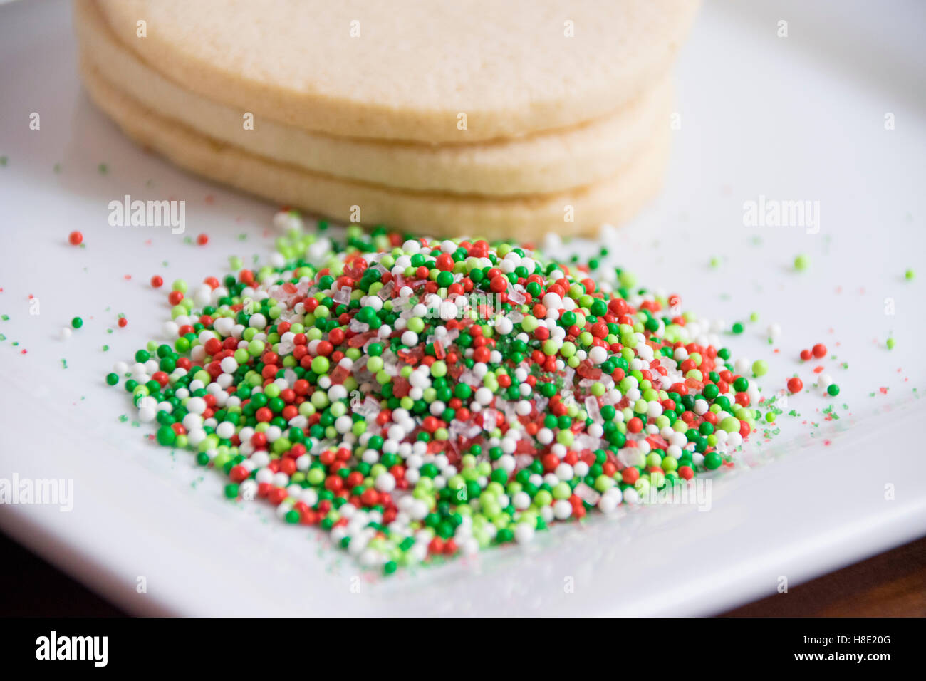 Sugar Sprinkles for Christmas Stock Photo - Alamy