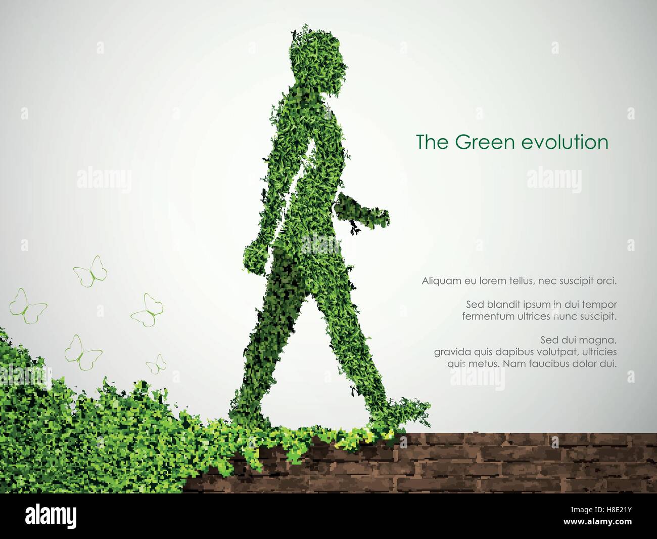Plan infographics circuit renewable green energy from wind, water, sun ...