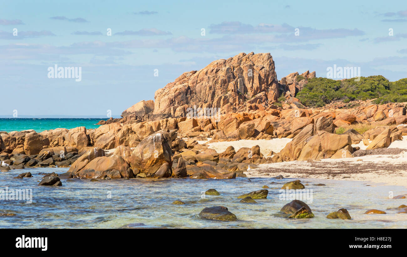 Castle Rock, near Dunsborough in Western Australia, is a massive chunk ...