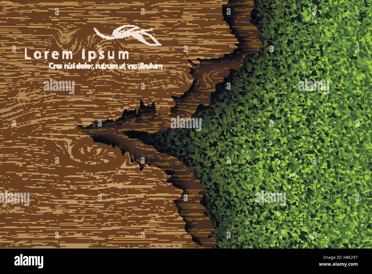 Realistic wood texture Stock Vector Image & Art - Alamy