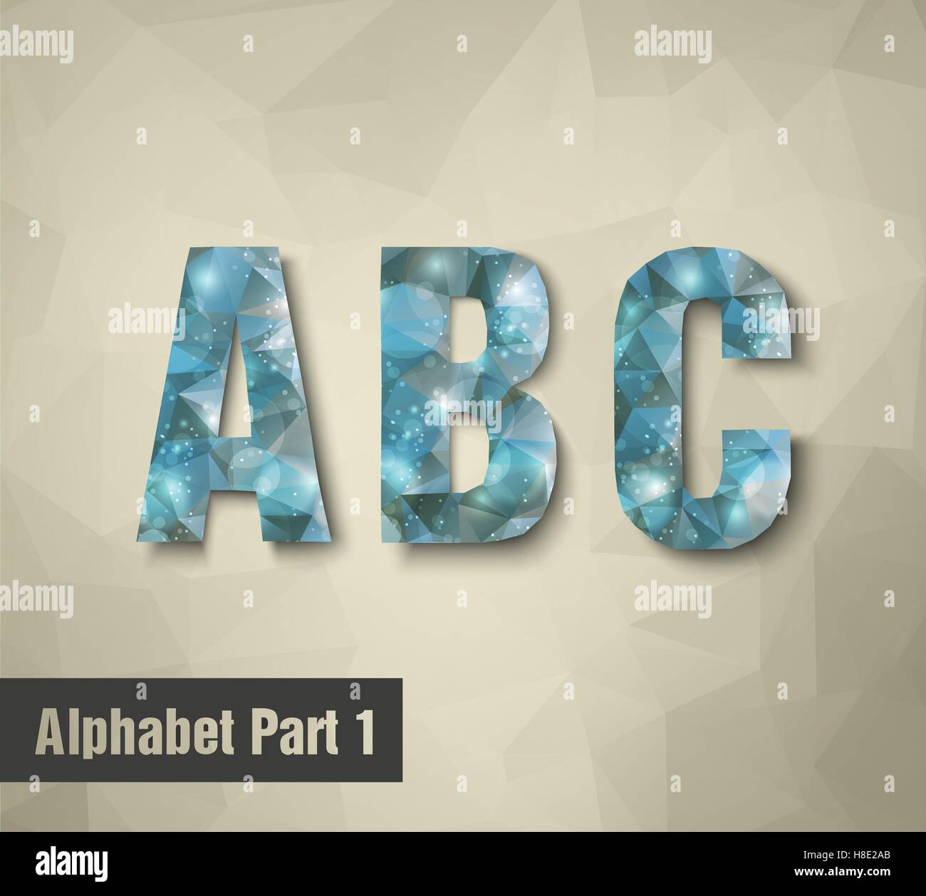 triangular multicolored alphabet Stock Vector Image & Art - Alamy