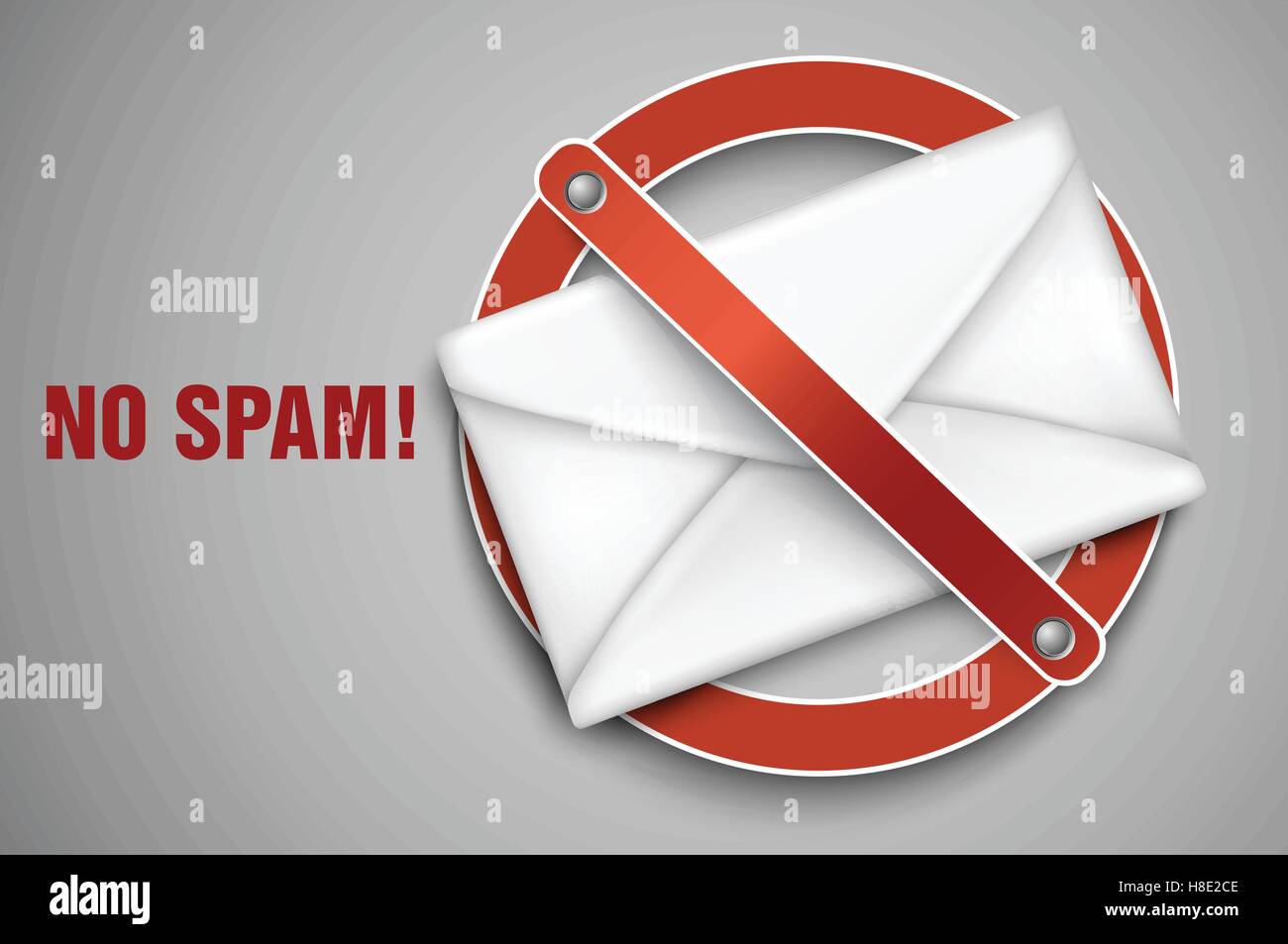 Vector icons stop spam Stock Vector Image & Art - Alamy