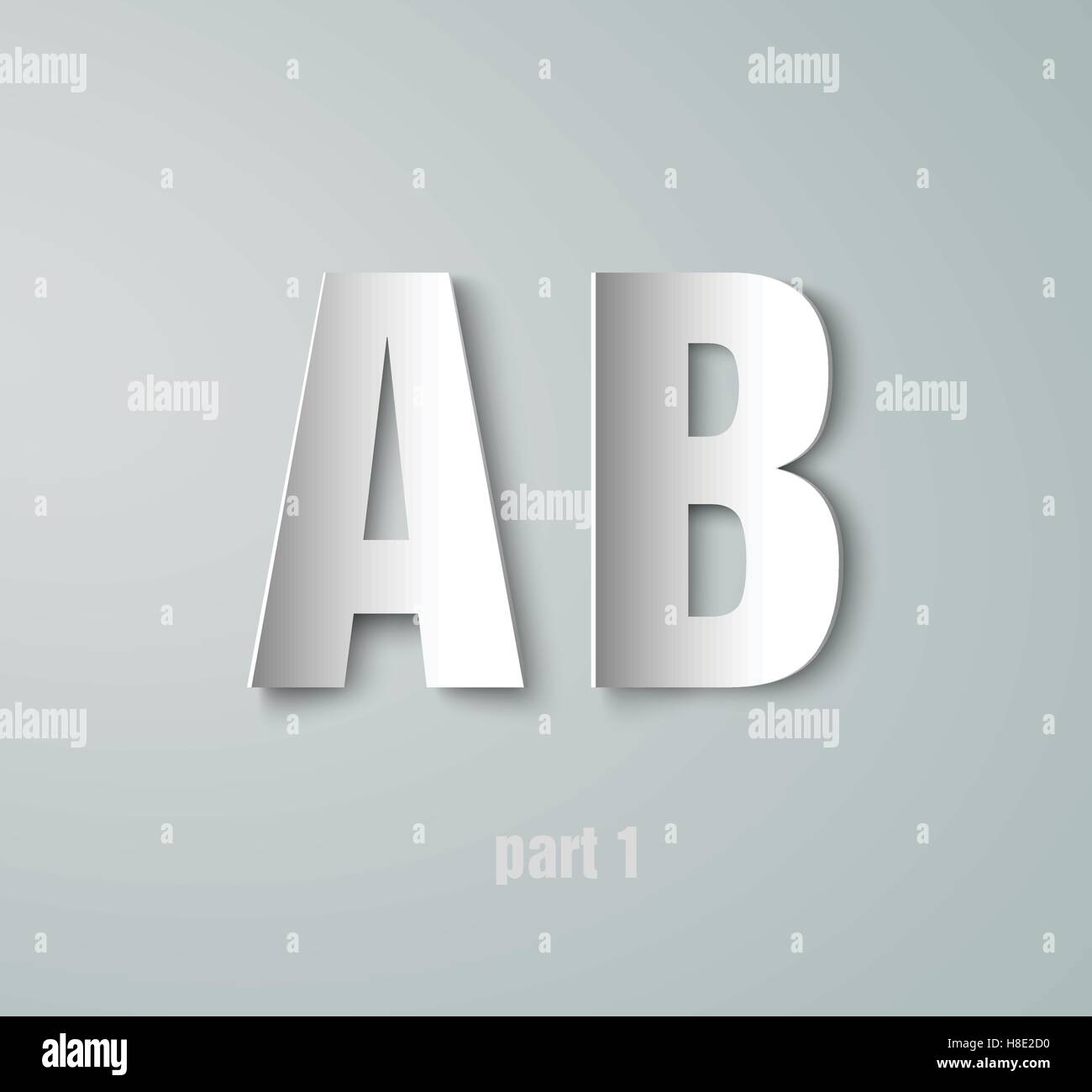 Vector Paper Graphic Alphabet Stock Vector Image & Art - Alamy