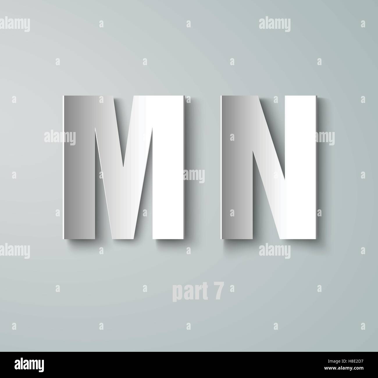 Vector Paper Graphic Alphabet Stock Vector Image & Art - Alamy