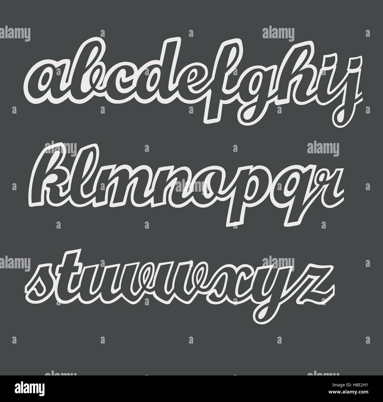 Vector Paper Graphic Alphabet Stock Vector Image & Art - Alamy