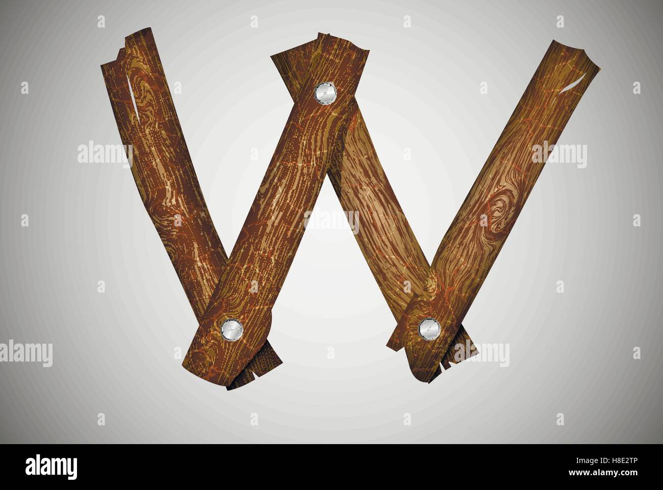 Abc written wooden letters Stock Vector Images - Alamy