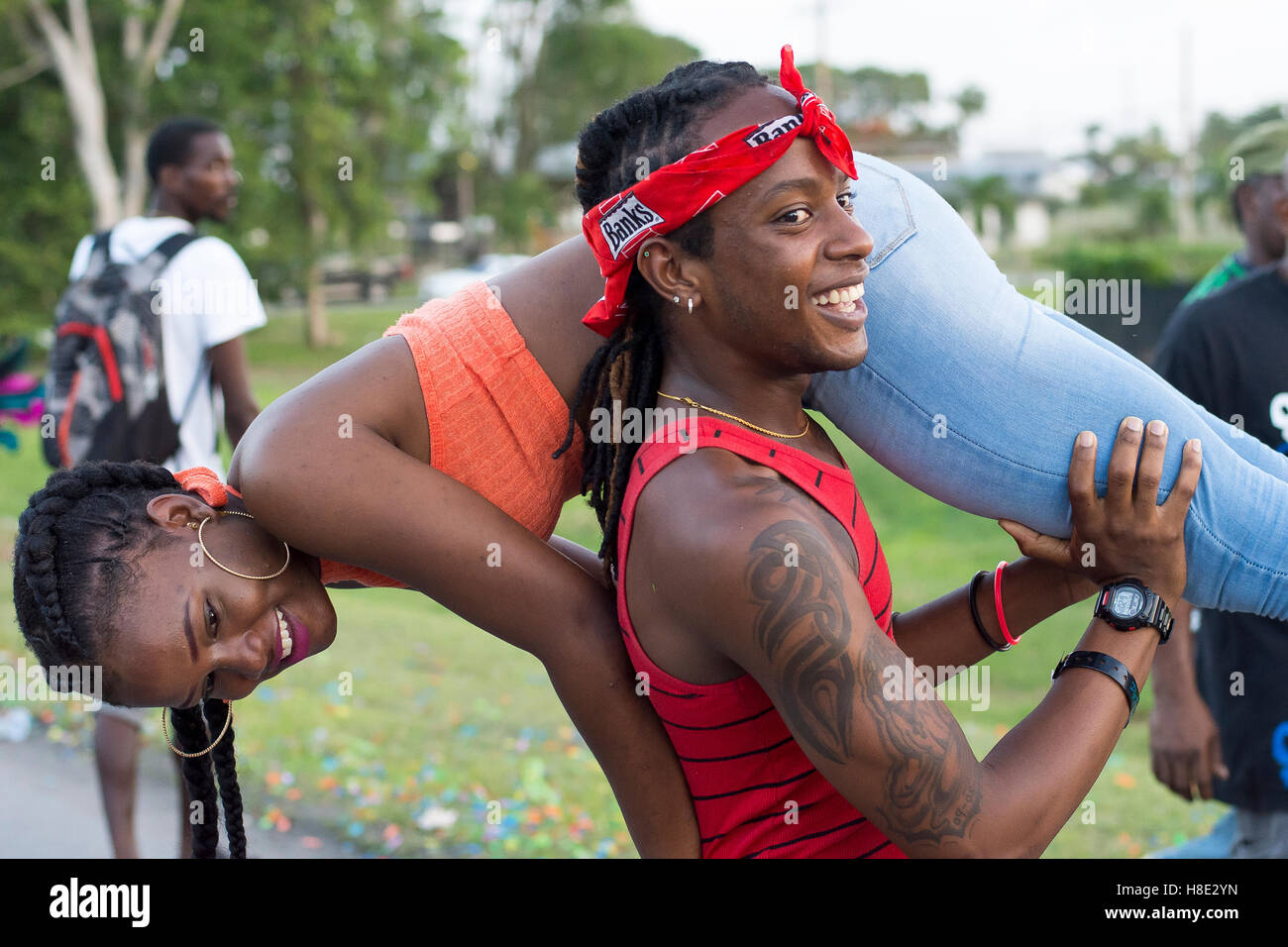 Barbados Crop Over Festival (Grand Kadooment 2016 in Barbados Stock ...