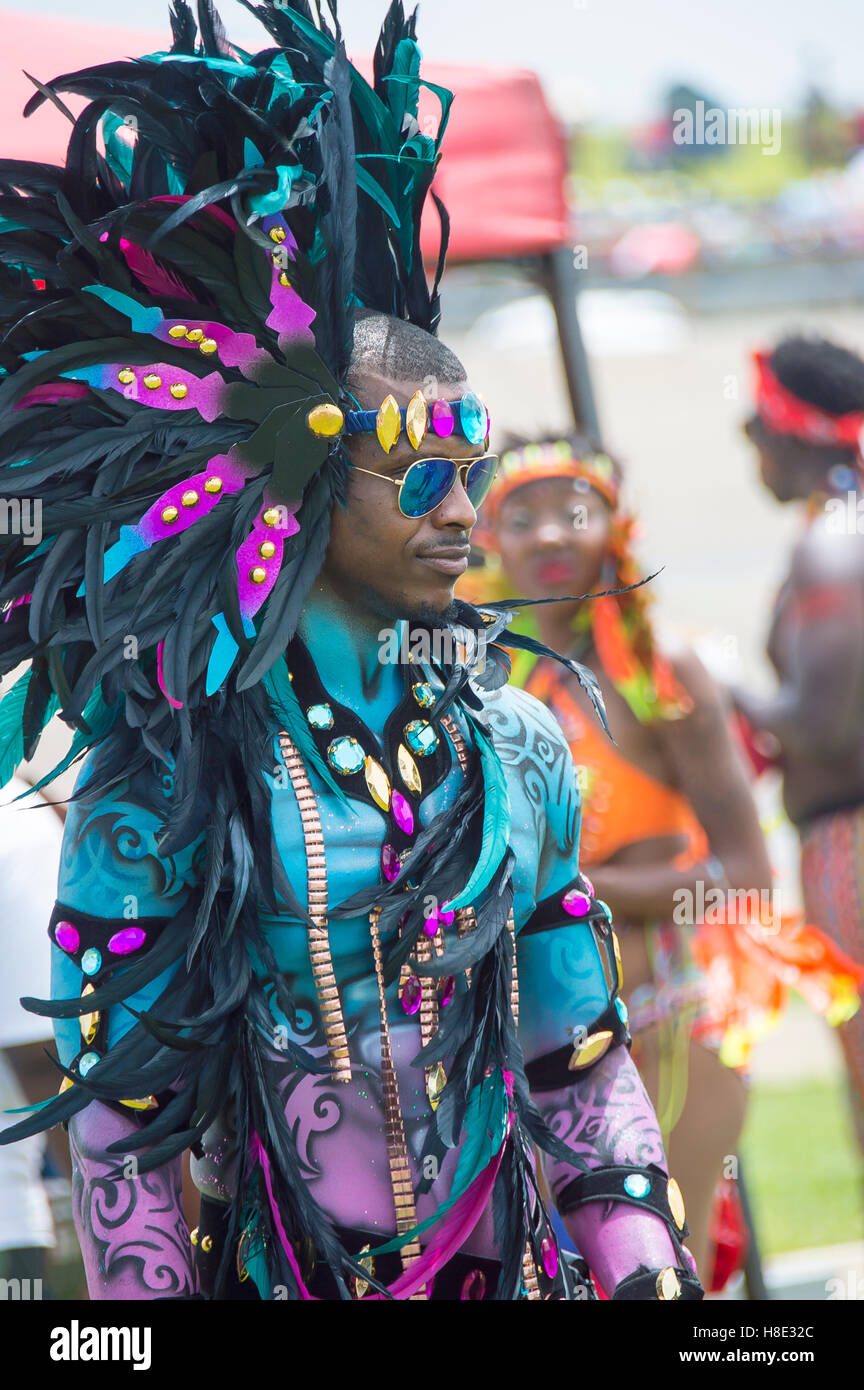 Barbados Crop Over Festival (Grand Kadooment 2016 in Barbados Stock ...