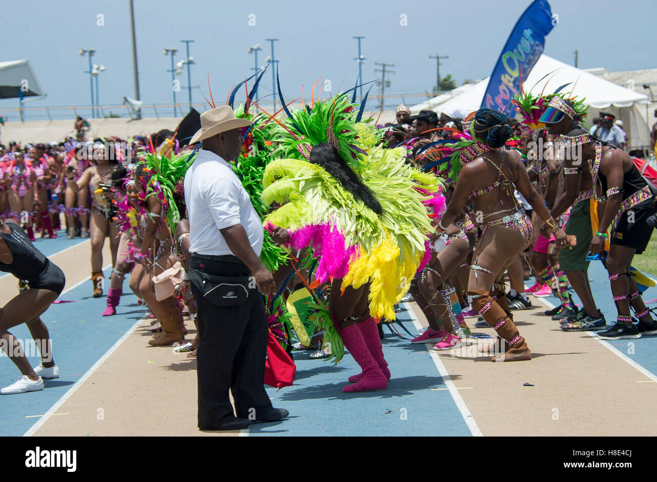 Barbados Crop Over Festival (Grand Kadooment 2016 in Barbados Stock ...