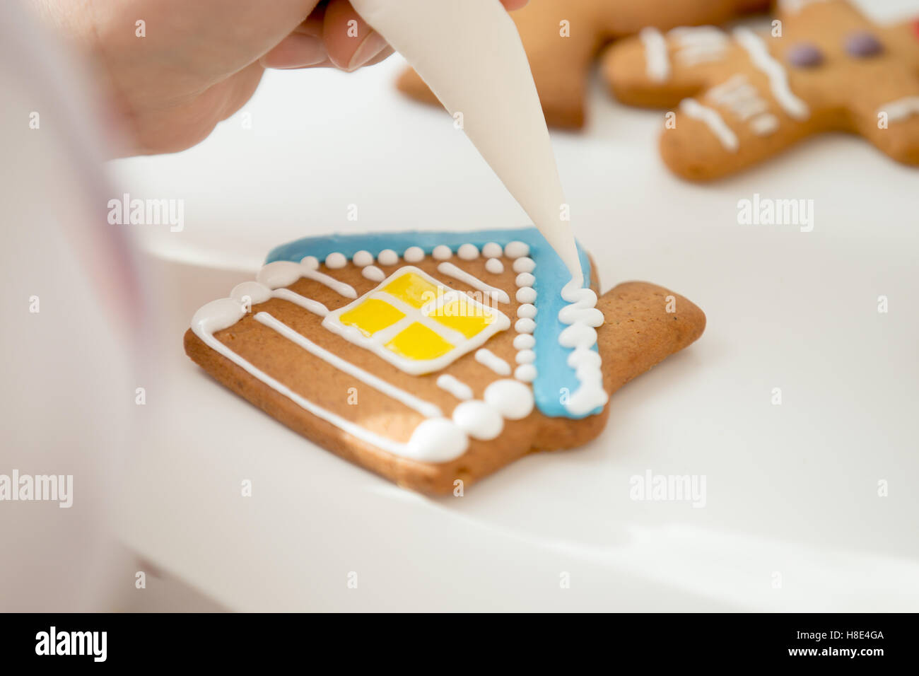 Woman ginger biscuit hi-res stock photography and images - Alamy