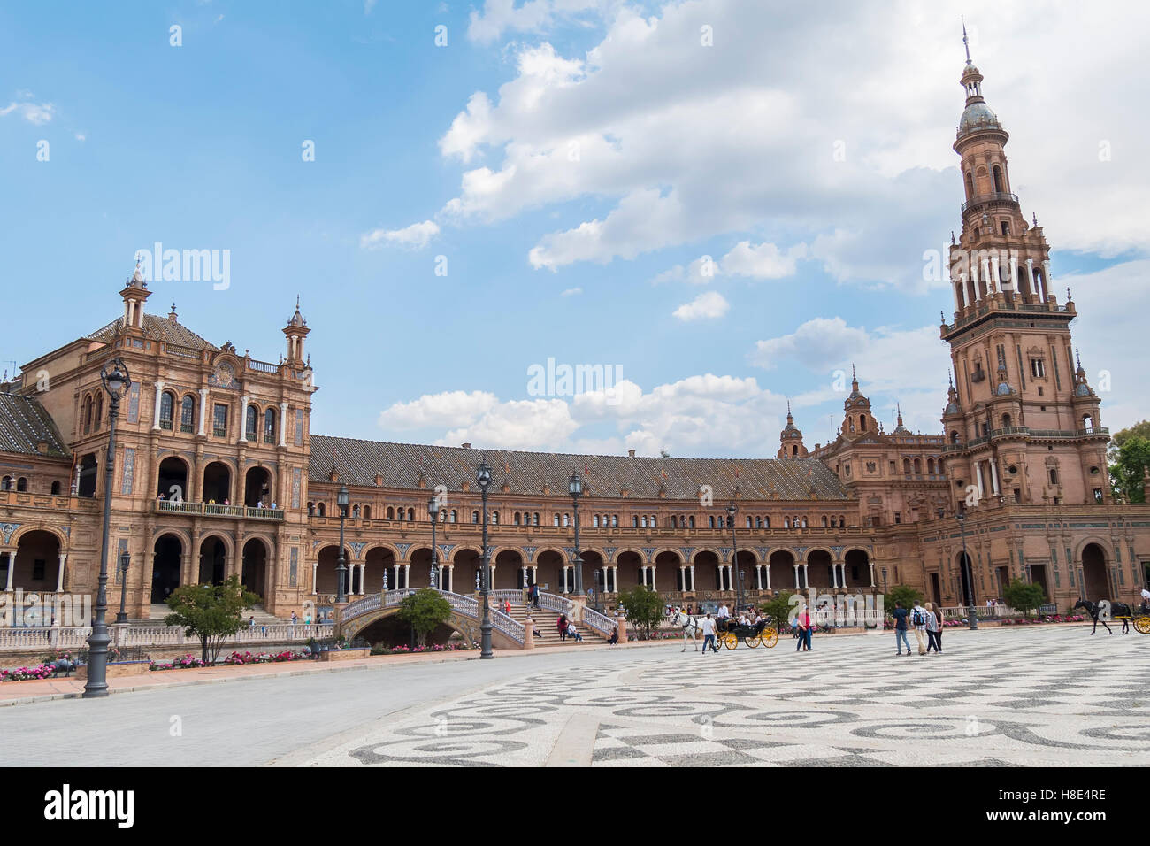 Spain Square, Seville, Spain (Plaza de Espana, Sevilla Stock Photo - Alamy