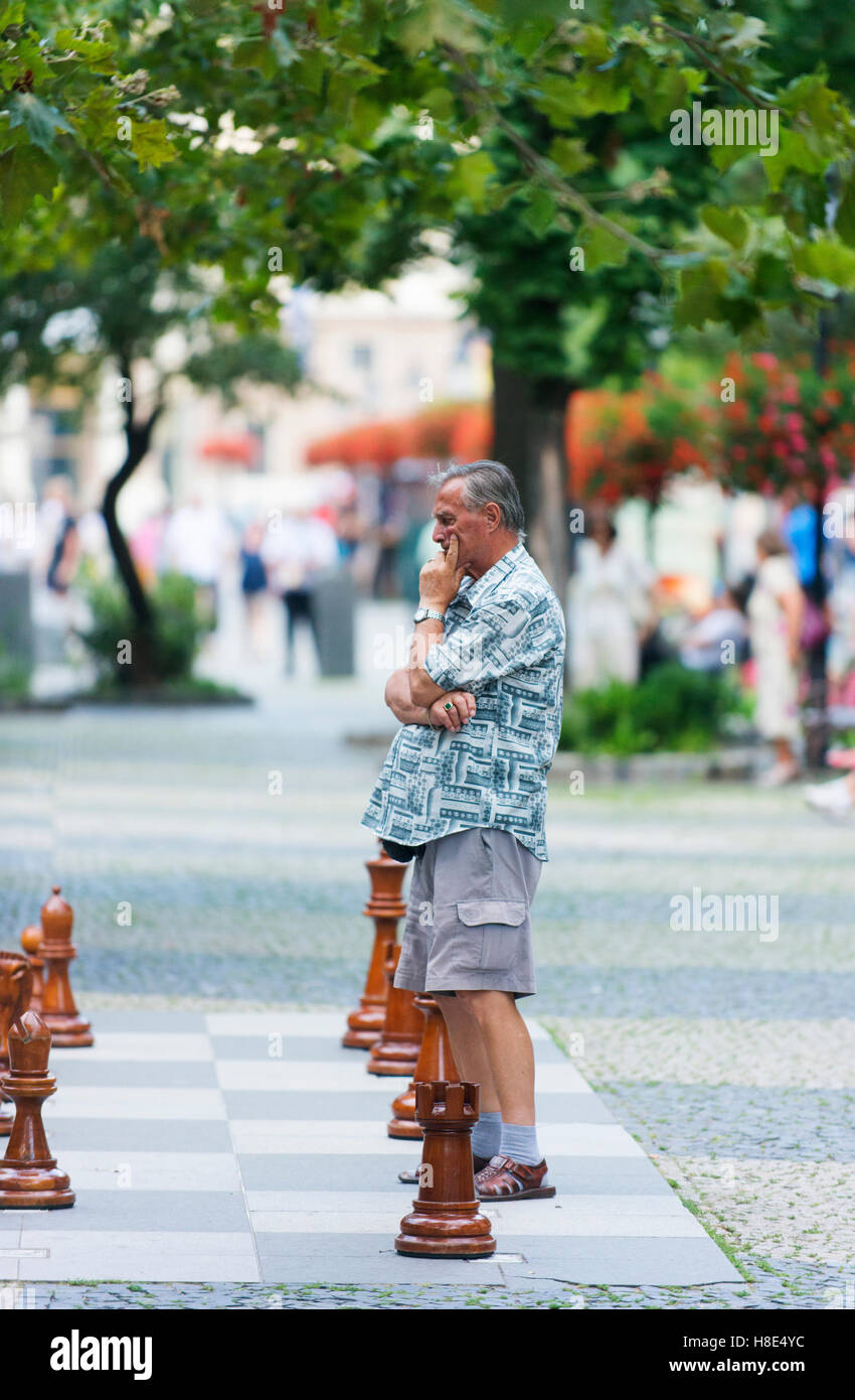 Chess player chess hi-res stock photography and images - Alamy