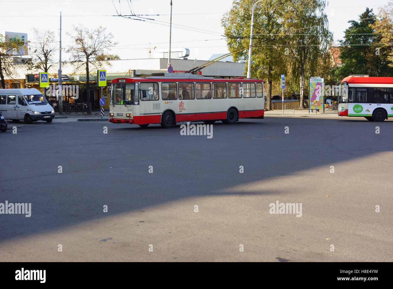 Trolley bus vilnius lithuania hi-res stock photography and images - Alamy