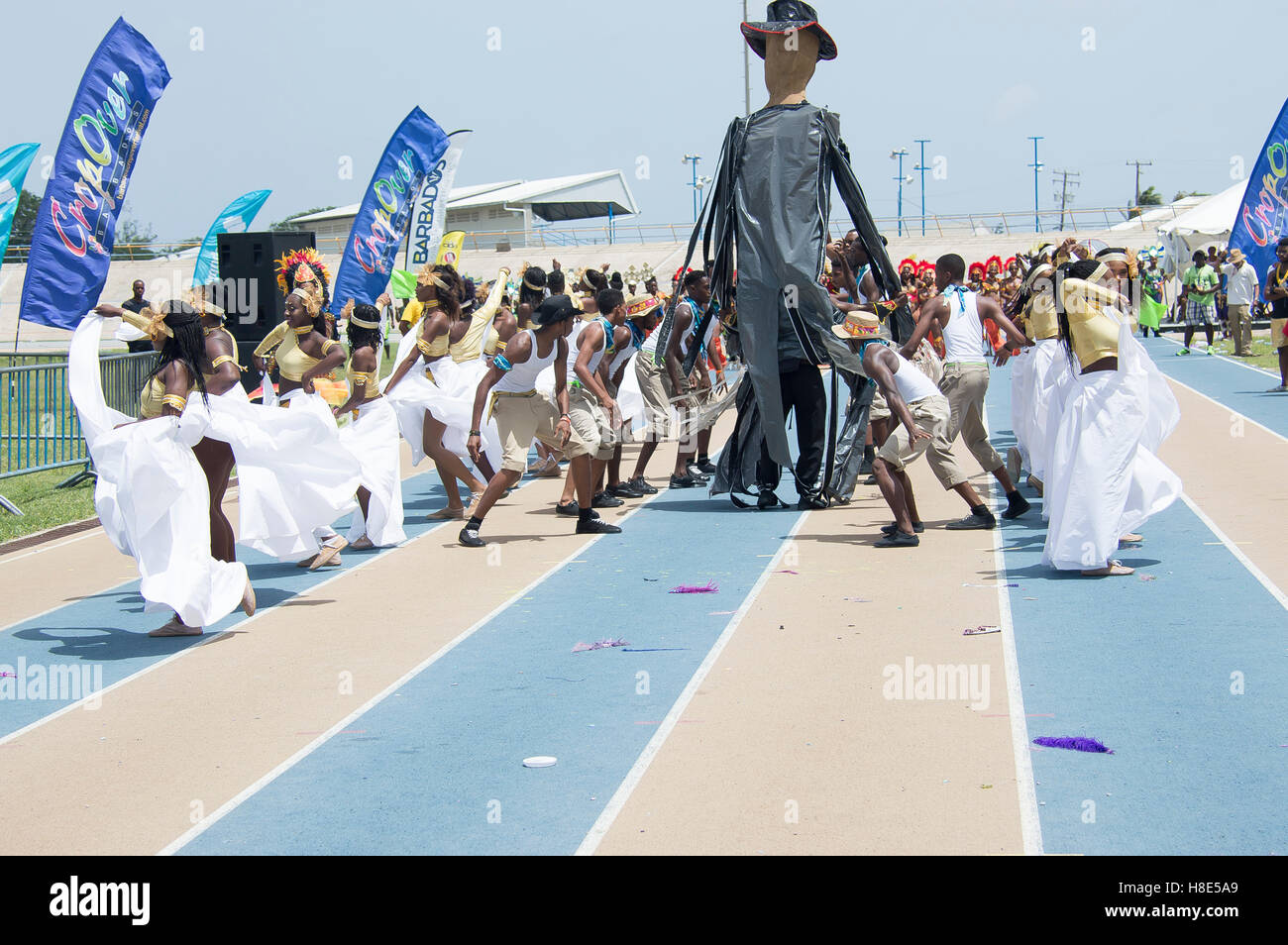 Barbados Crop Over Festival (Grand Kadooment 2016 in Barbados Stock ...