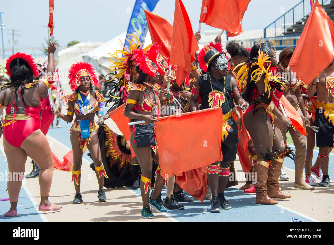 Barbados Crop Over Festival (Grand Kadooment 2016 in Barbados Stock ...