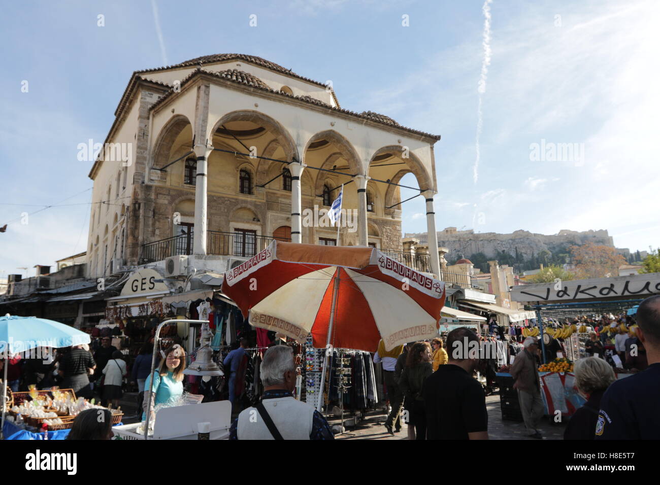 Monastiraki Square, Athens, Greece Stock Photo - Alamy