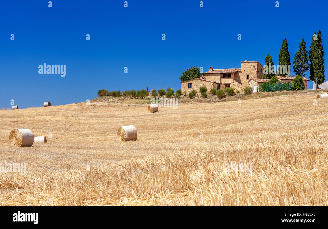 Montepulciano, Italy Rural landscapes of Tuscany, Italy. Lots of round ...