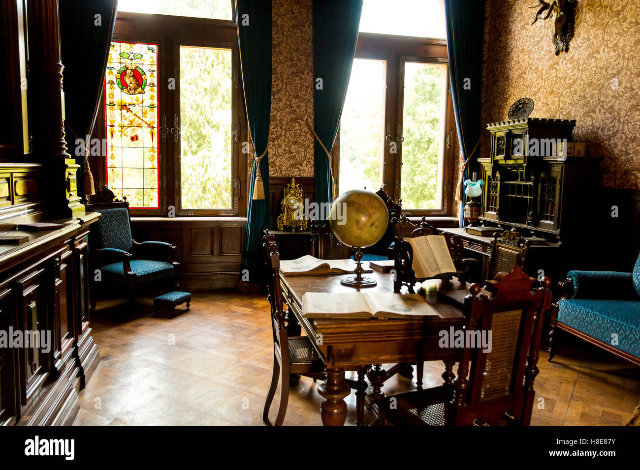 Library drachenberg castle hi-res stock photography and images - Alamy