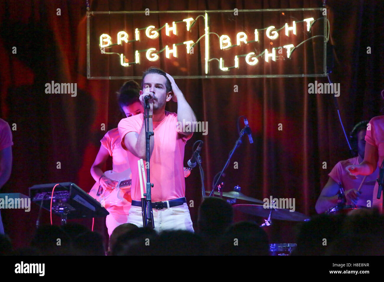 Rod Thomas (aka Bright Light Bright Light) performing live on stage at ...